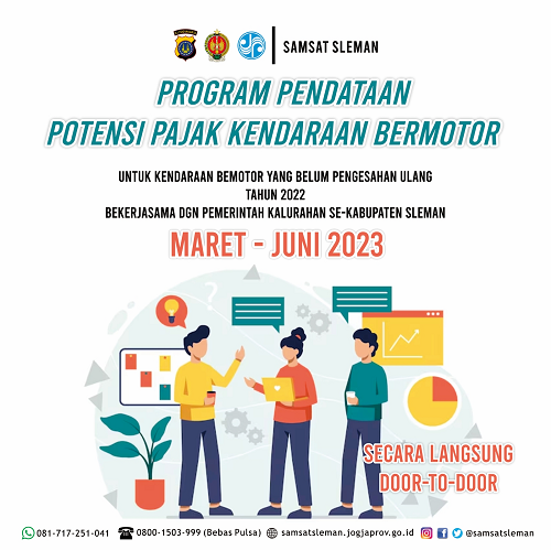 Bulan Pendataan Potensi Pajak Kendaraan Bermotor di Kab. Sleman