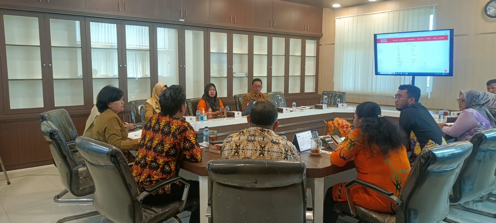 Kunjungan Kerja UPTD Bapenda Kelas A Wilayah Tideng Pale Kaltara